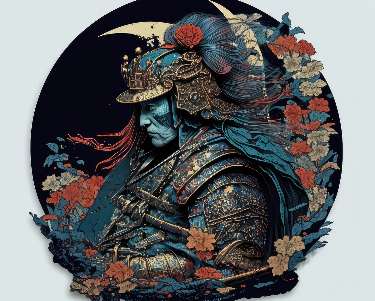 Traditional Samurai Warrior Art