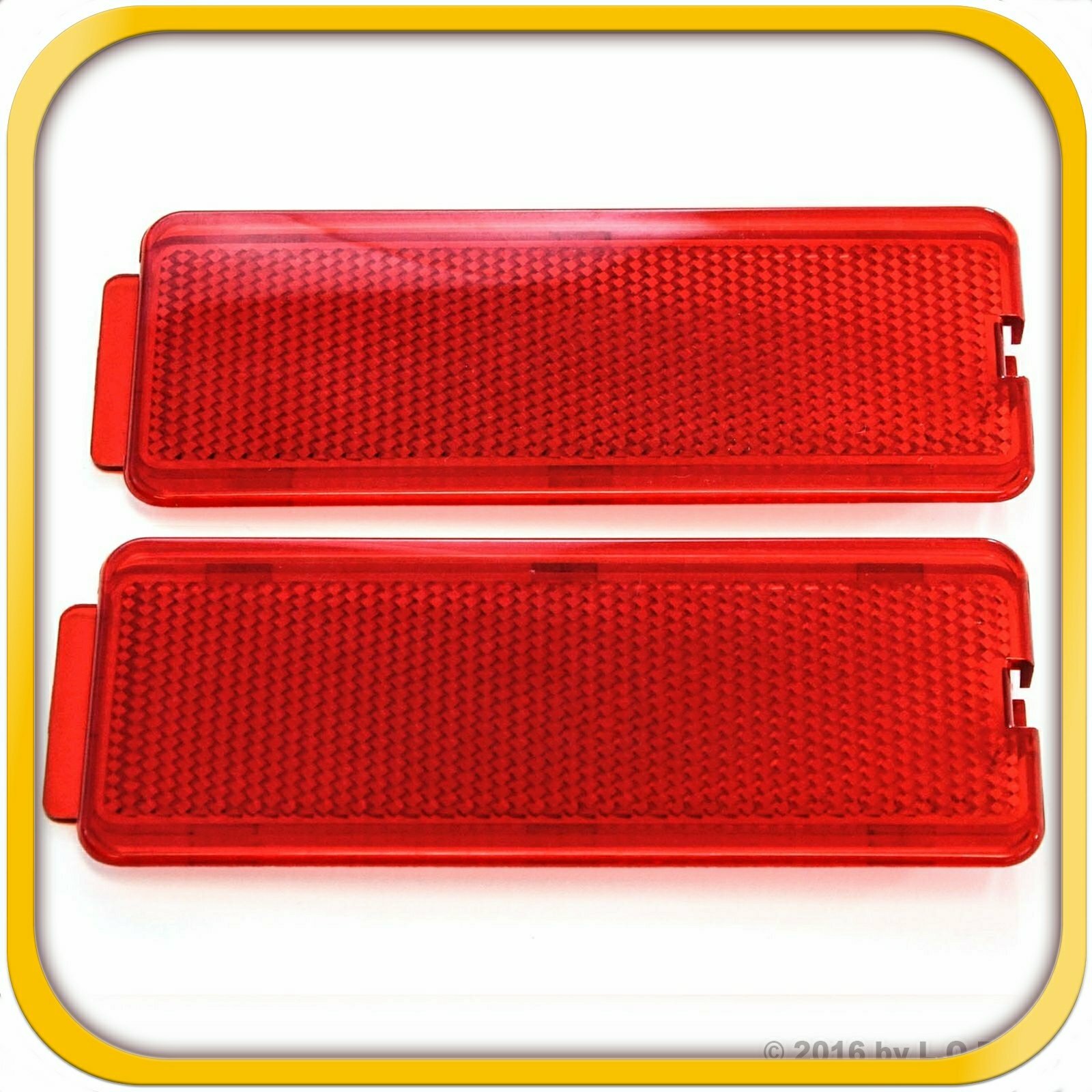 2 Fits Ford 1999-07 F250 SuperDuty Front or Rear Door Reflectors F350 ...