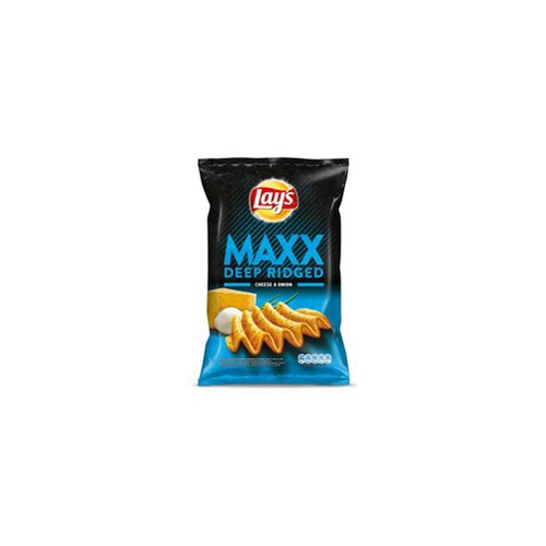 LAYS MAXX Deep Ridged Chips Crisps SALSA / DILL / KEBAB / CHEESE ONION ...