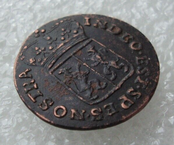 Netherlands East Indies Gelderland 1 Duit 1786 Copper Coin S9 | eBay
