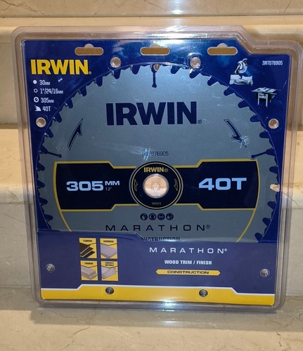 IRWIN 305mm 40T Marathon Circular Saw Blade | eBay