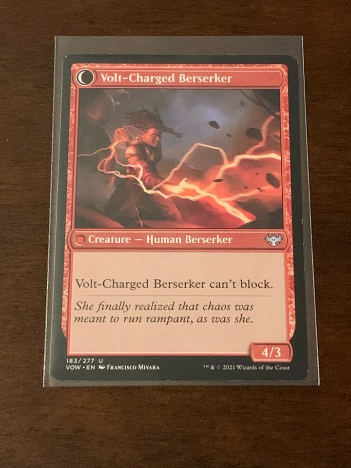 Magic Gathering Innistrad Crimson Vow Voltaic Visionary Volt Charged ...
