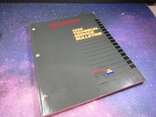 OEM 1996 Toyota Technical Service Bulletins P/N # 00442 - 97003 Manual ...