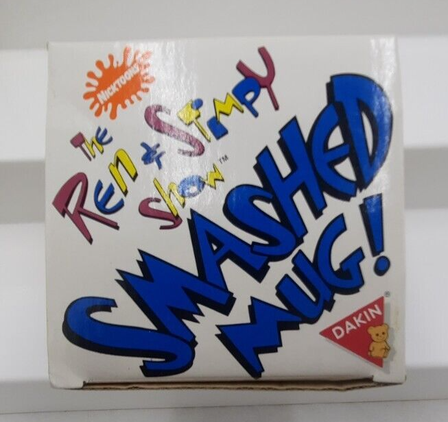 The Ren & Stimpy Show Nickelodeon 8 Oz Smashed Coffee Mug Cup Dakin ...