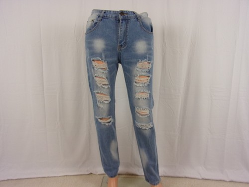 Fredd Marshall Straight Leg Distressed/Holey Jeans SIZE: 30x32 BLUE | eBay