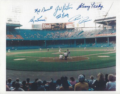 Tigers (Briggs) Stadium Autographed Signed 8.5x11 Photo - 6 Autos ...