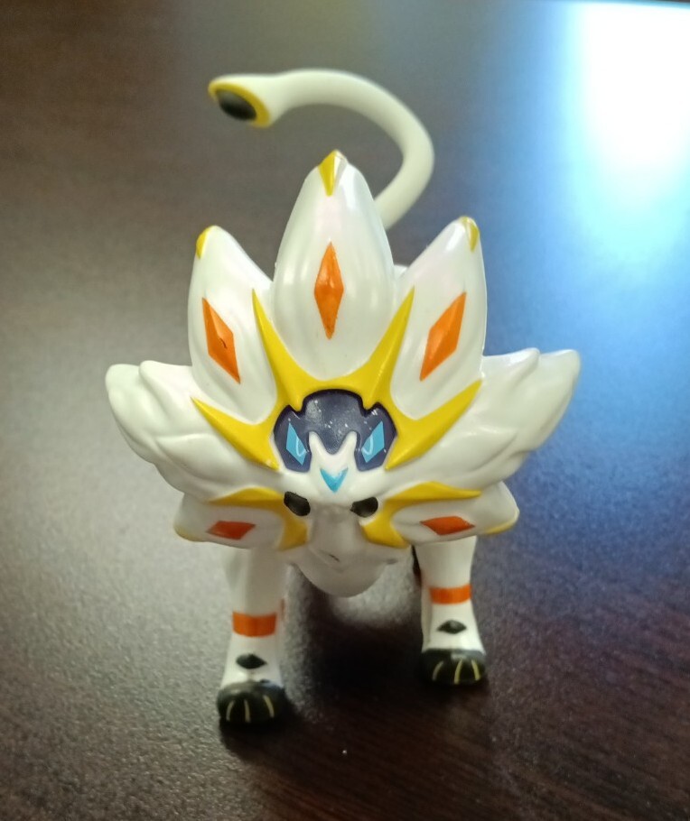 Pokemon Legendary Sun Moon Solgaleo Figure 5", McDonald's Happy Meal ...