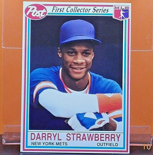 1990 POST CEREAL Baseball Card # 10 of 30 *** DARRYL STRAWBERRY ** New ...