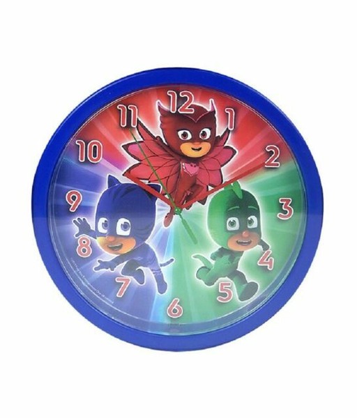 24 cm ENTERTAINMENT ONE PJ MASKS WALL CLOCK - PJ17009 TIME for sale ...