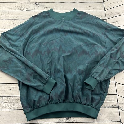 Vintage Turfer Abstract Pullover Golf Jacket Men's XL Green | eBay