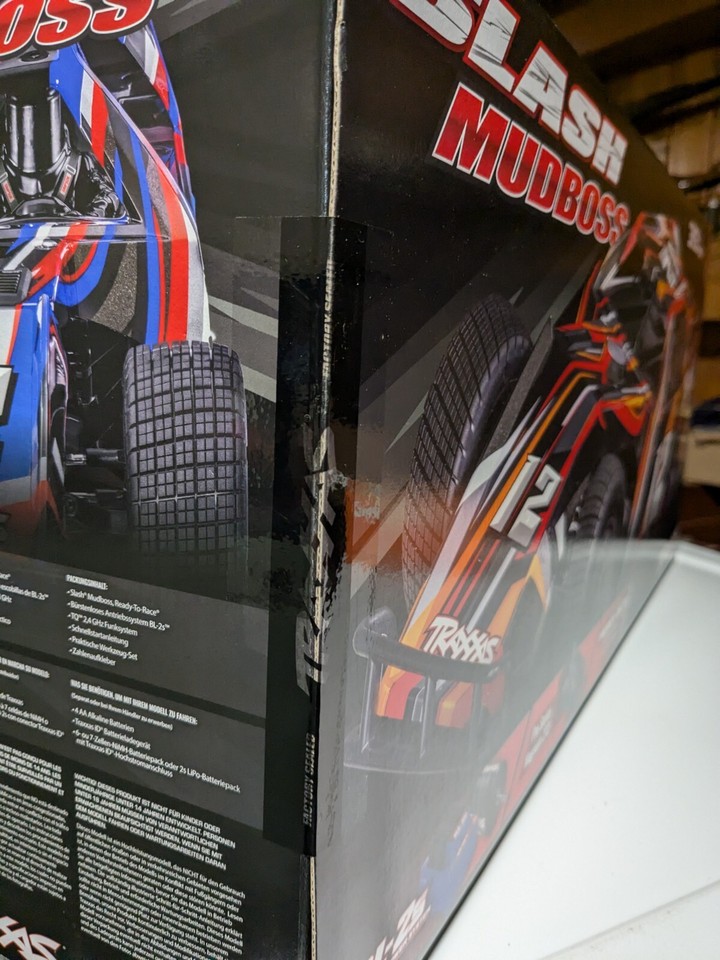 New Traxxas Slash Mudboss 1/10 Rtr Dirt Oval Bl-2s Blue 1/10 | eBay