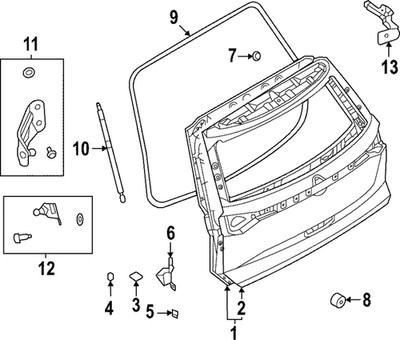 Genuine Nissan Outer Panel Bracket 90528-6TA1A | eBay