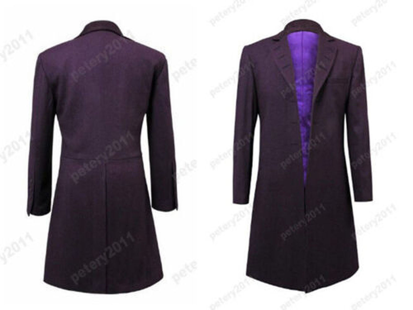 Who is Doctor Eleventh 11th Dr. Purple Coat Cosplay Costume | eBay