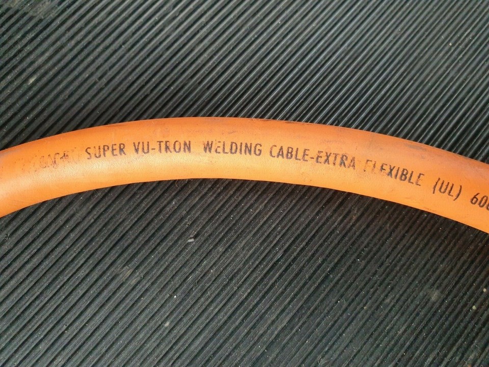 CAROL SUPER VU-TRON ARC WELDING CABLE FT-1 600V 900mm ORANGE (R4S14.8B1 ...