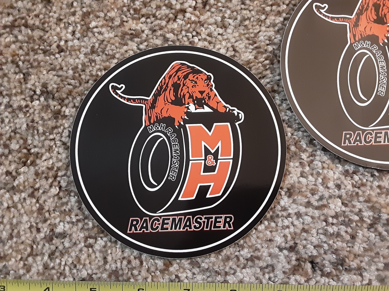 Lot of 2 Classic M H Racemaster Slicks Racing Decals Stickers Outlaw ...