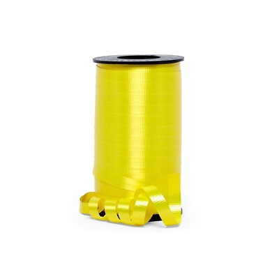 Daffodil Yellow Curling Ribbon - Crimped - 3/8in. x 250 Yds (pm4435651 ...