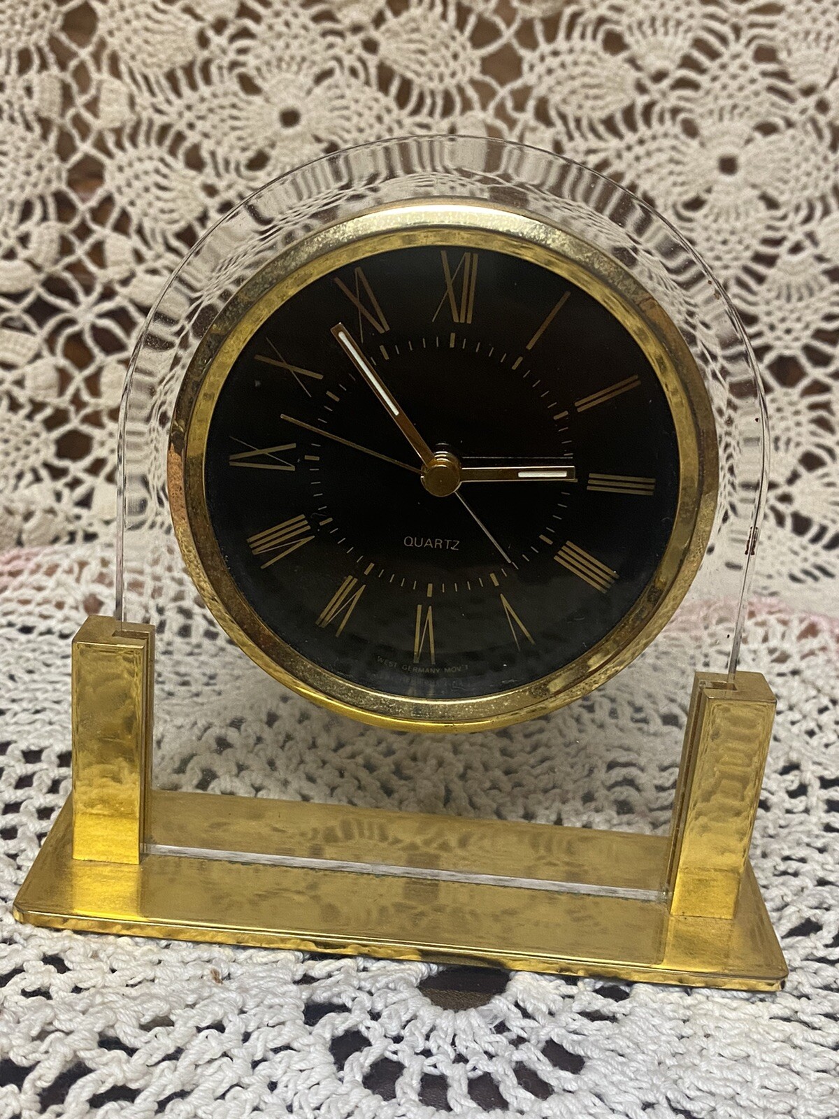🕰️ Vintage Antique Presentation Table Quartz Clock Watch Sell Quick ...