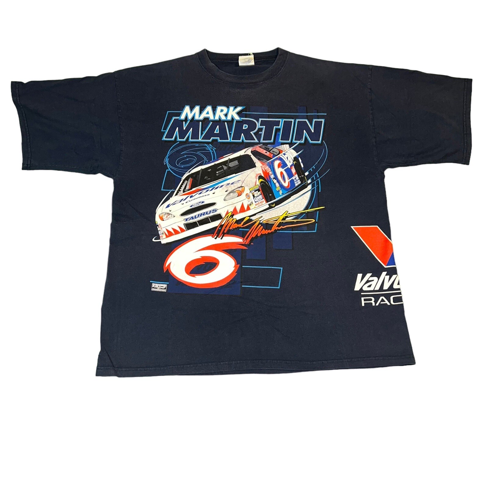 Vintage 2000 Mark Martin Valvoline Racing NASCAR T-Sh… - Gem