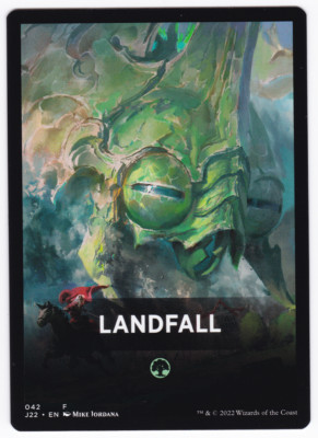 MTG Jumpstart 2022 Theme Card Token Landfall #042 PLAYSET 4x x4 | eBay