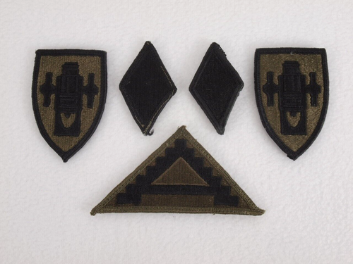 US Army Military Patch Lot of 5 Field Artillery 7th 5th Drab Subdued | eBay