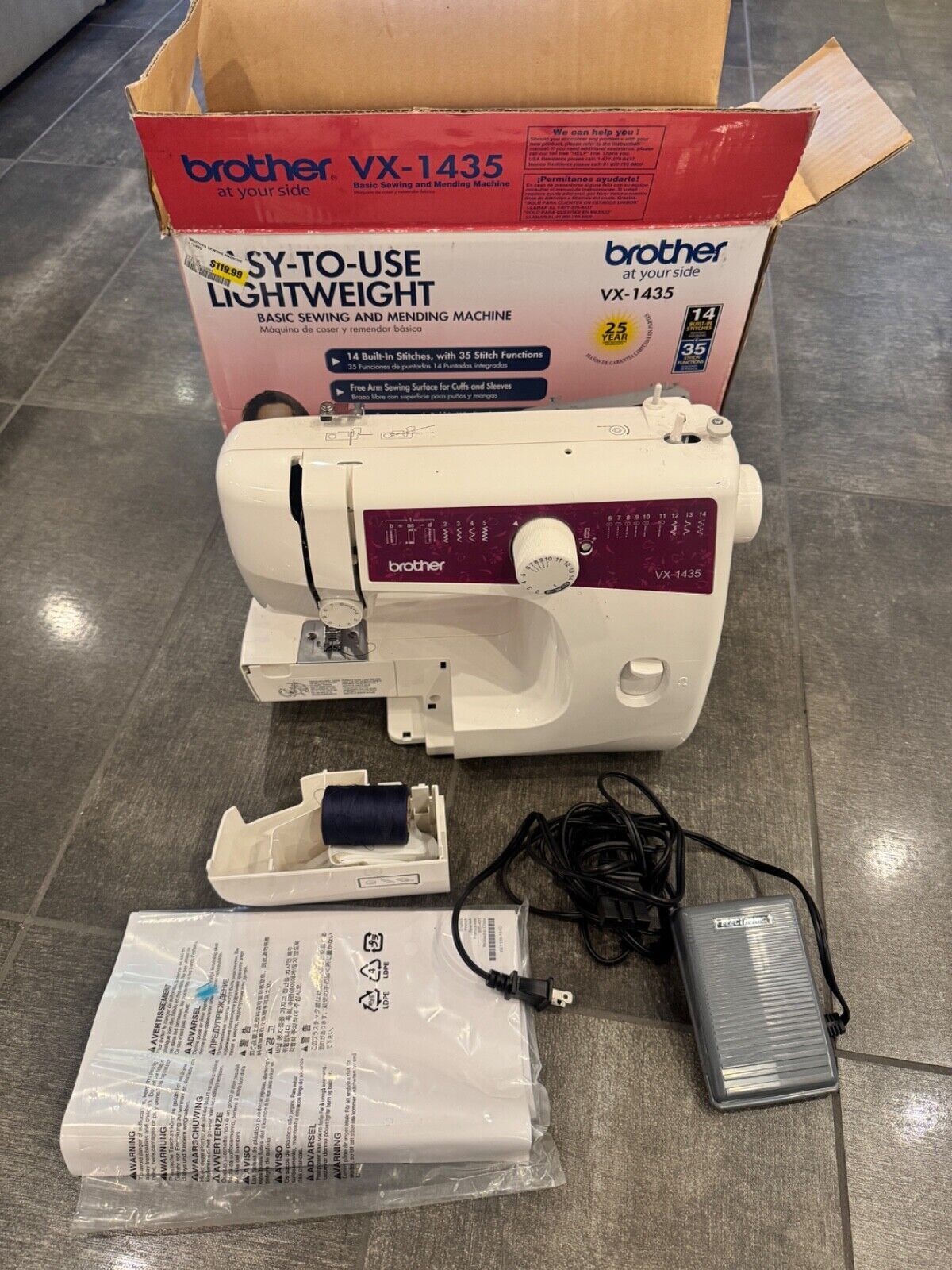 Brother VX-1435 Electronic Sewing Machine for sale online | eBay