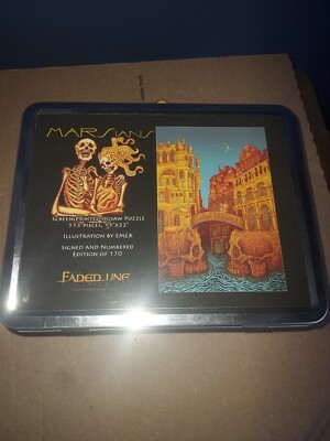 EMEK MARSIANS MARS VOLTA 513 PC JIGSAW PUZZLE EDITION 170 SIGNED GLOW ...