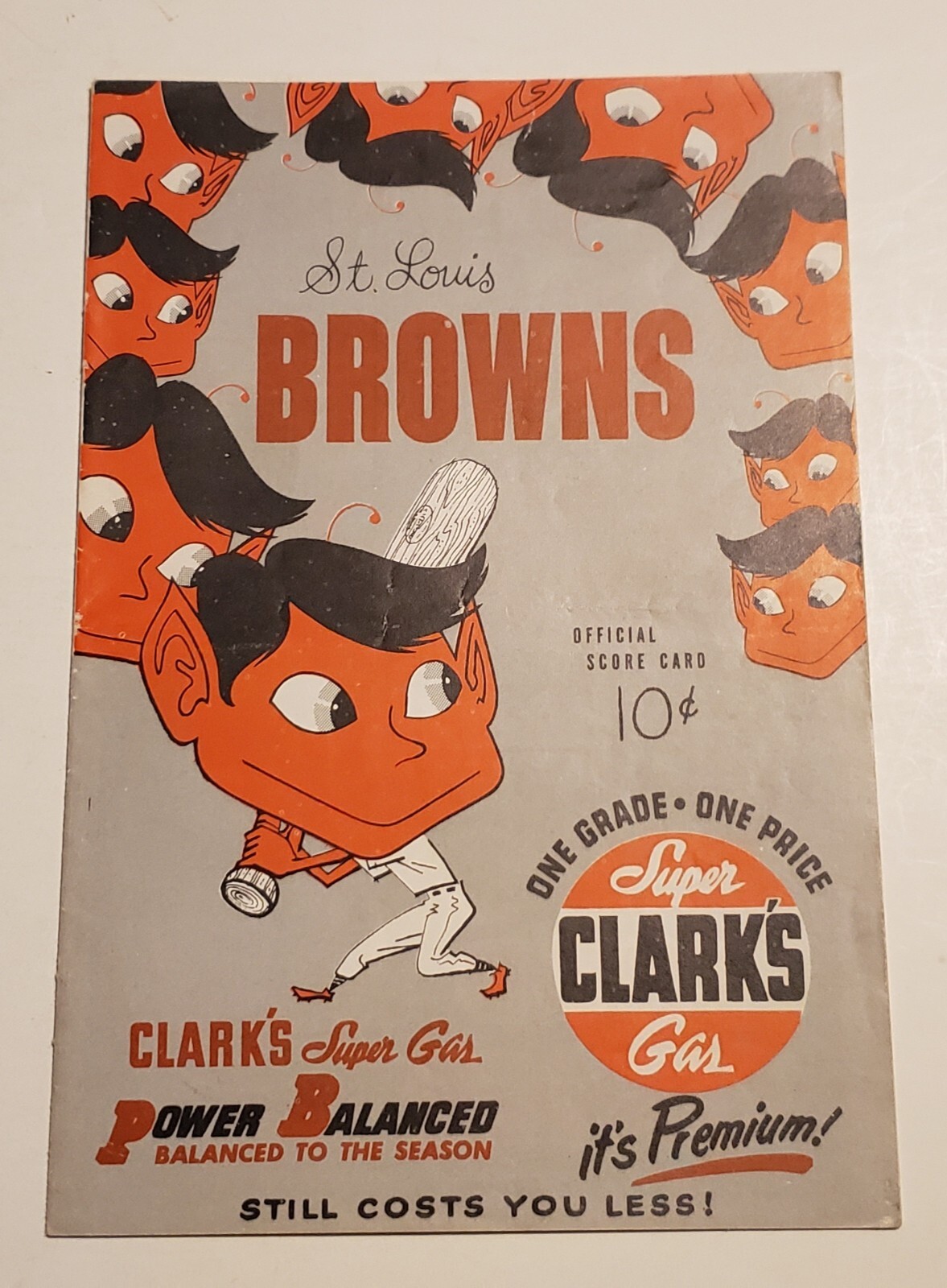 1952 St Louis Browns Program Boston Red Sox Satchel Paige Vic Wertz ...