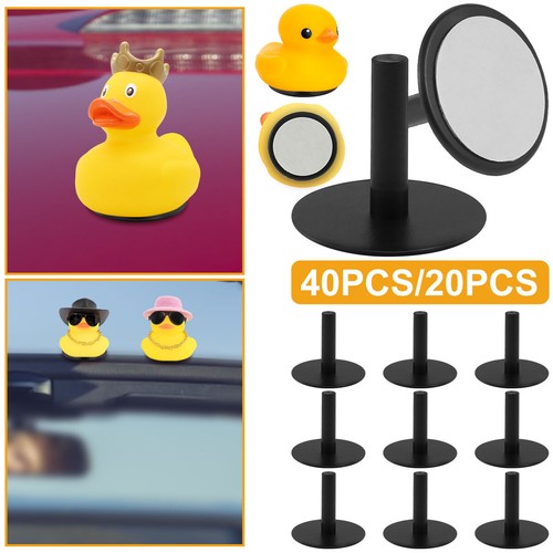 40/20Pcs Duck Plug Self-Adhesive Rubber Plastic Duck Mount Black Rubber ...