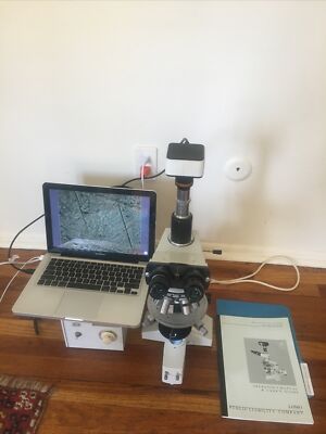 Lomo Polarizing Trinocular Microscope Polam L213 Russian w/ USB 5MP ...