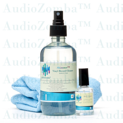 VINYL RECORD x3 CLEANER KIT - SPRAY FLUID PROFESSIONAL LP DISC & STYLUS ...