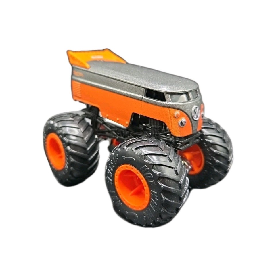 Hot Wheels Monster VW Drag Bus 1:64 Scale Monster Truck Vehicle Rare ...