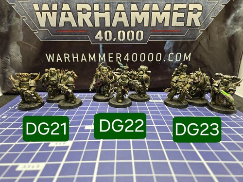 40k 30k Death Guard Plague Marines x3 Pro Painted Deathguard Killteam ...
