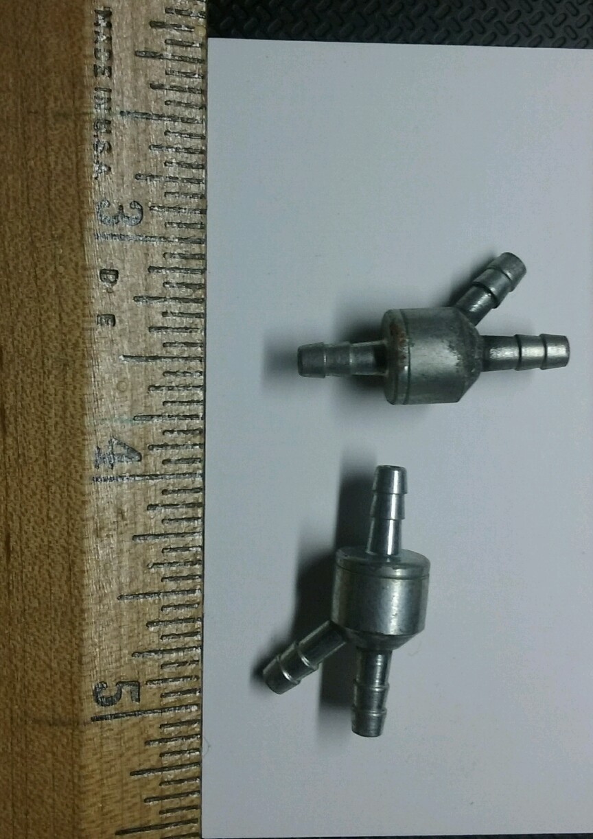 Metal Fuel Gas Oil Y-Splitter Hobbyist Model Arborist Snowmobile NOS ...