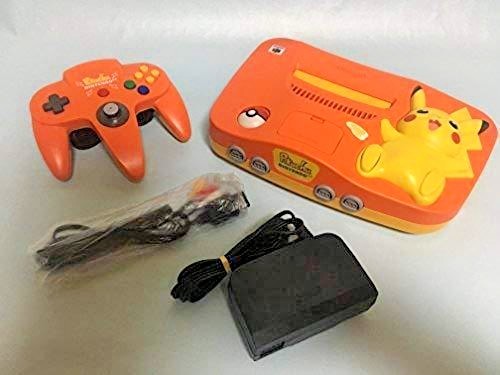 Pikachu Nintendo64 Game Console System Orange & yellow pokemon F/S ...