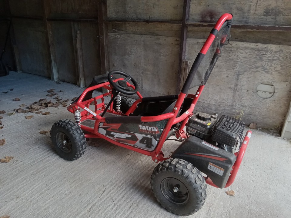 MotoTec MTGKMUD98CCRED Mud Monster 98CC Complete Go-Karts & Frames | eBay