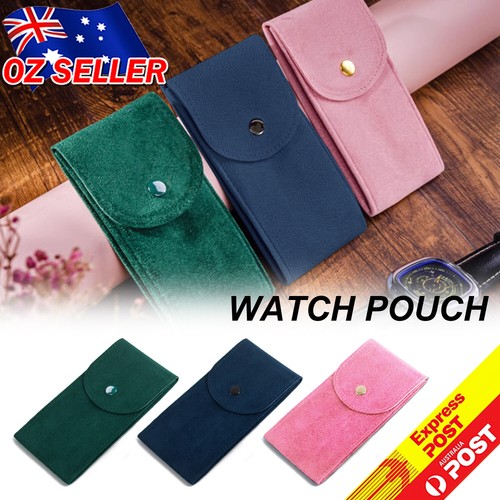 Suede Service Pouch Travel Case Watch Protect Bag Pocket NEW | eBay