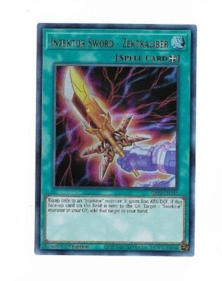 Yugioh Yu-Gi-Oh! Inzektor Sword - Zektkaliber GFP2-EN156 1st Edition UR ...