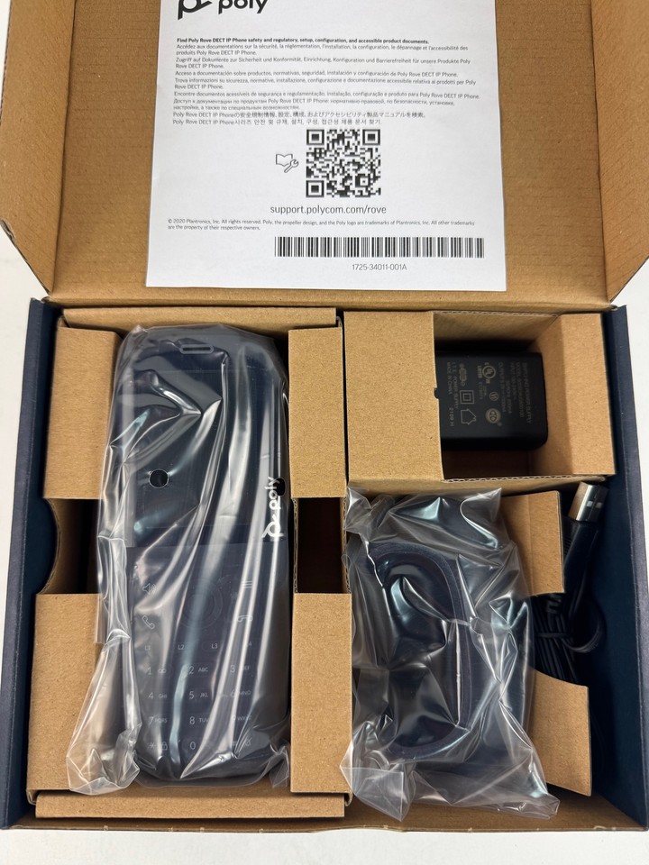 Poly Rove 30 Wireless Handset & Rove B2 IP Base Station Kit - 2200 ...