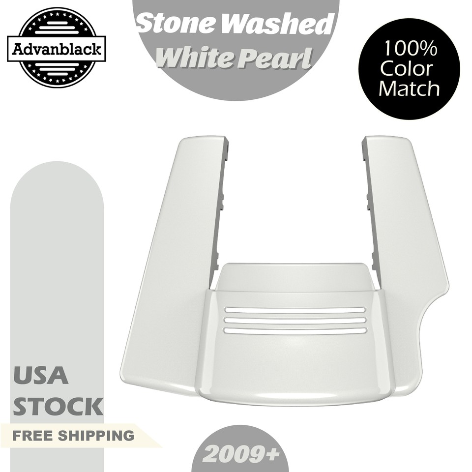 STONE WASHED WHITE PEARL 2 into 1 Stretched Rear Fender Extension For ...