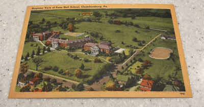Airplane View Penn Hall School Chambersburg PA Pennsylvania Linen ...