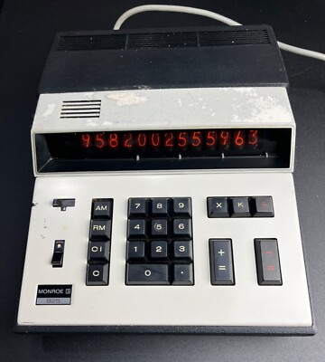 Monroe 925 Nixie Tube Calculator - Vintage Nixie Tube Calculator | eBay