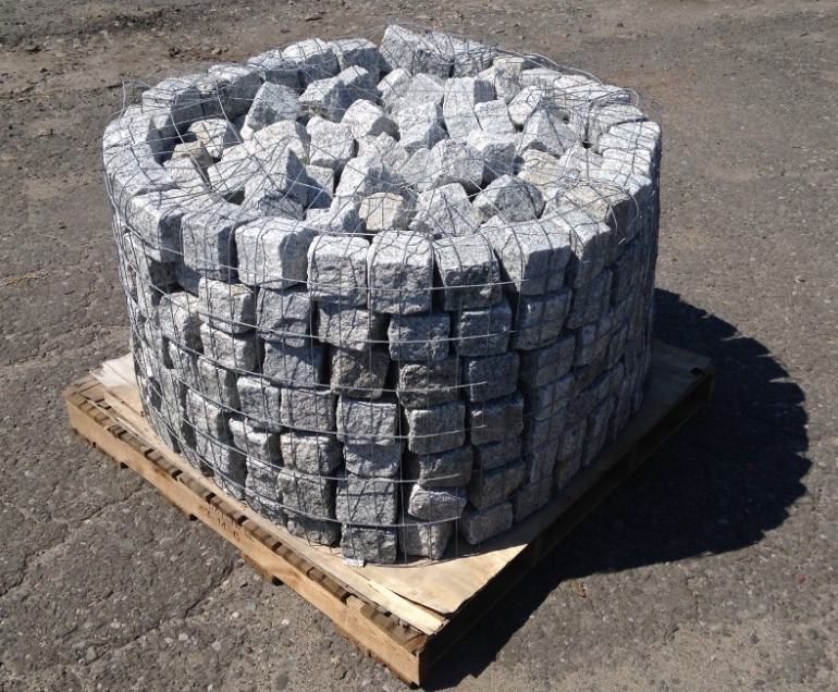 Granite Cobblestone/Belgian Block 4x4" BOXED SAMPLE CostRefund w 700sf ...