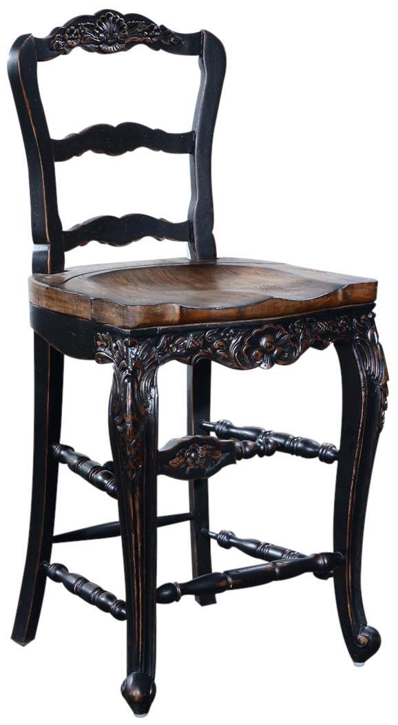 French Style Counter Stools WISEMAX French Country Counter Stool Cream