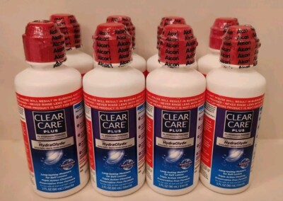8 Clear Care Plus Cleaning and Disinfecting Contact Lens Solution - 3 ...
