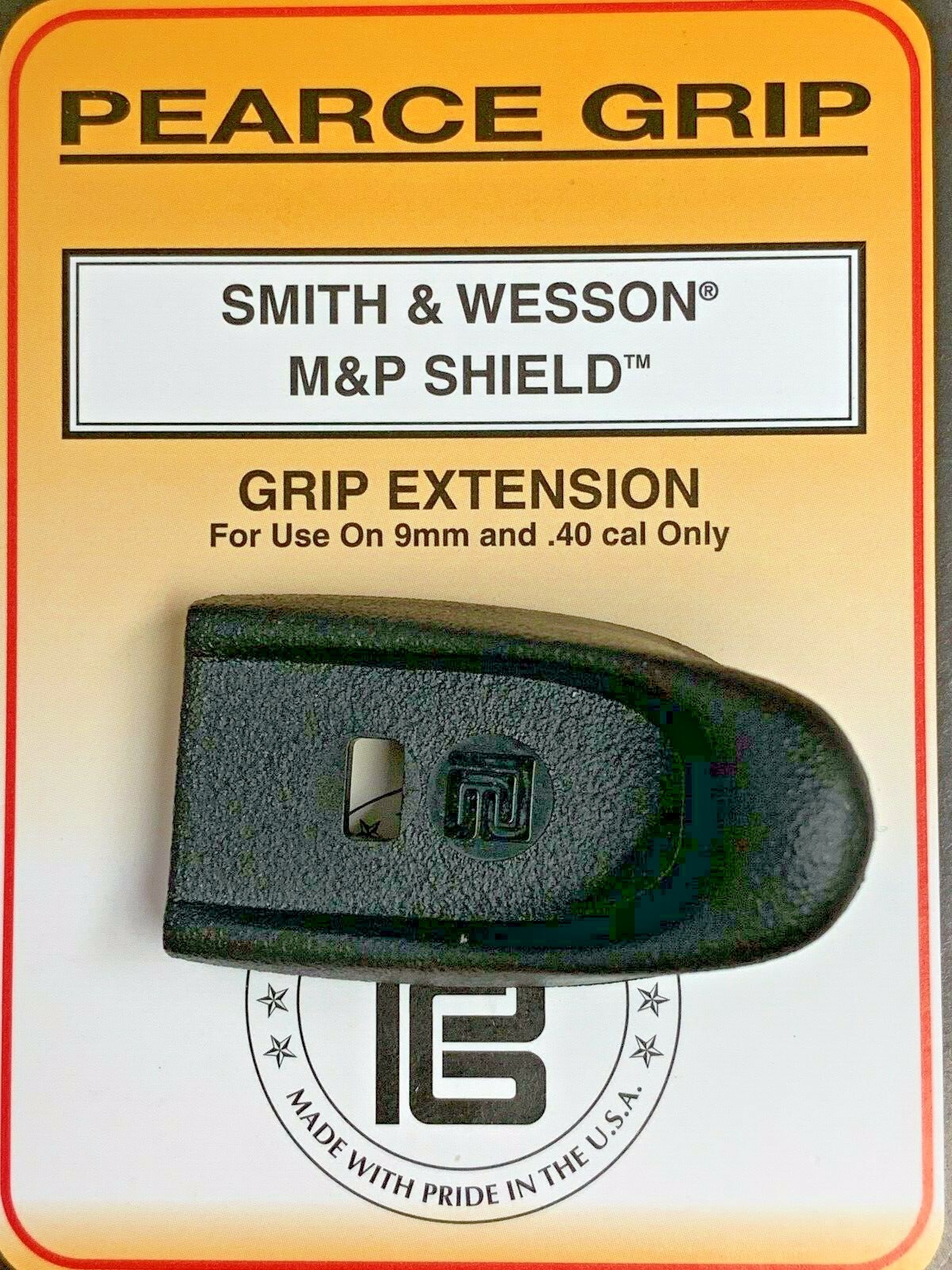 Pearce Grip PG-MPS S&W M&P Shield 9&40 Finger Ext. SAME DAY FAST FREE ...