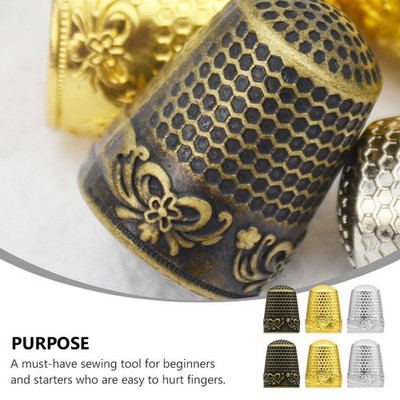 6pcs Sewing Thimbles Finger Protector DIY Sewing Tools Fingertip Thimbles | eBay UK