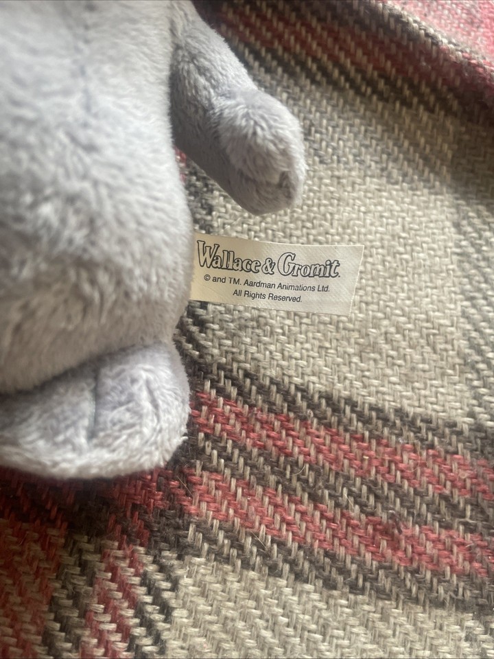 Small Very Rare Wallace & Gromit Curse of the Were Rabbit Plush - By ...