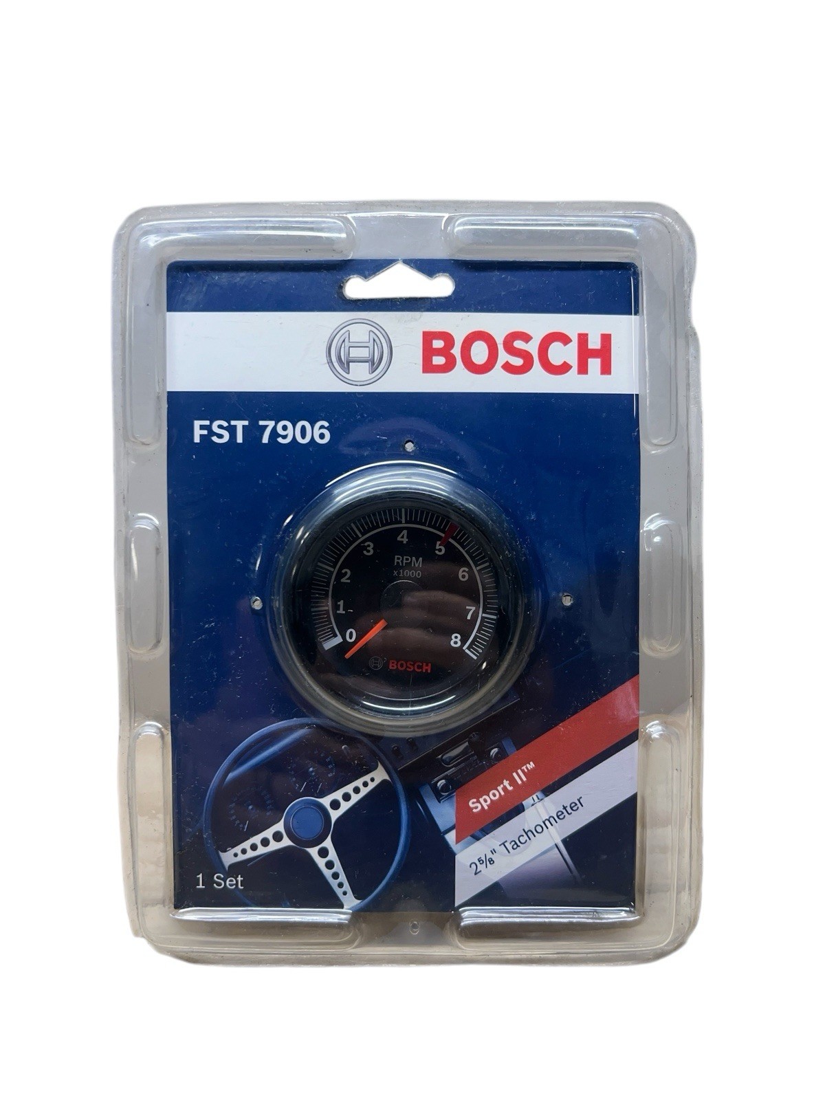 Bosch FST7906 Sport II 2-5/8" Tachometer BLACK RPM 0-8000 | eBay