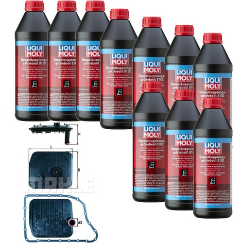 10 L Liqui Moly Trasmissione 8100 Filtro Olio per Ford Focus II Turnier ...