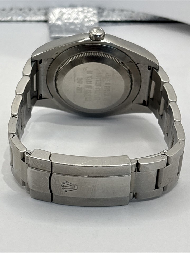 Rolex Oyster Perpetual Ref. 114300, Rhodium + Blue Dial, 39mm +Box (has ...